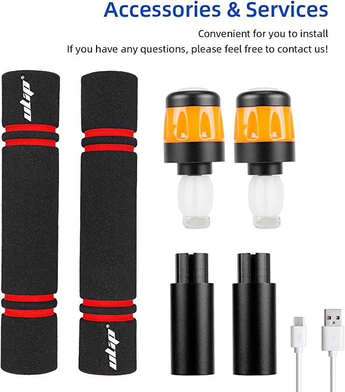 Ulip Handlebar Grips Handlebar Extender Turn Signals for Segway Ninebo E Scooter UAE Hub