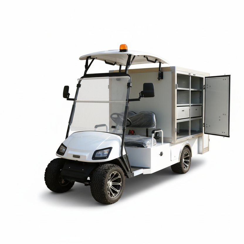 Electric Hotel Trolley Cleaning Housekeeping Car Organizer Cart – E ...