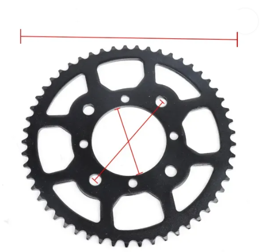Kugoo Wish 01 Off-Road Motorcycle Chain Wheel Tooth Disk 420-53 Teeth ...