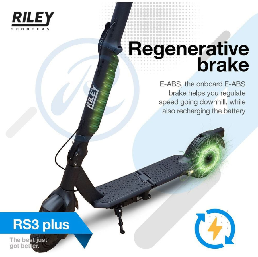 RILEY RS3 Plus Electric Scooter Compact EABS 350W – E-Scooter UAE Hub