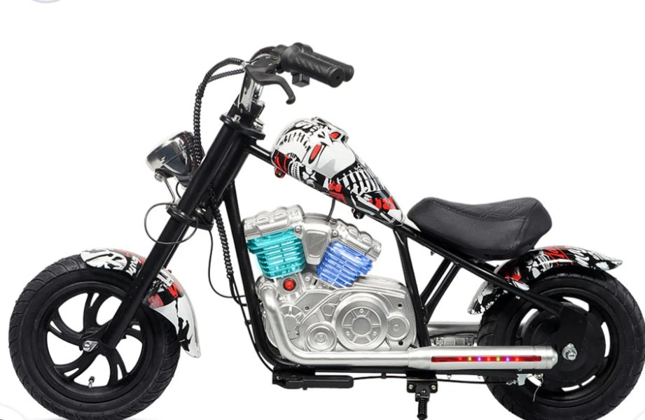 Kids Mini Harley Electric Bike 24V 180W Age 5-12 – E-Scooter UAE Hub