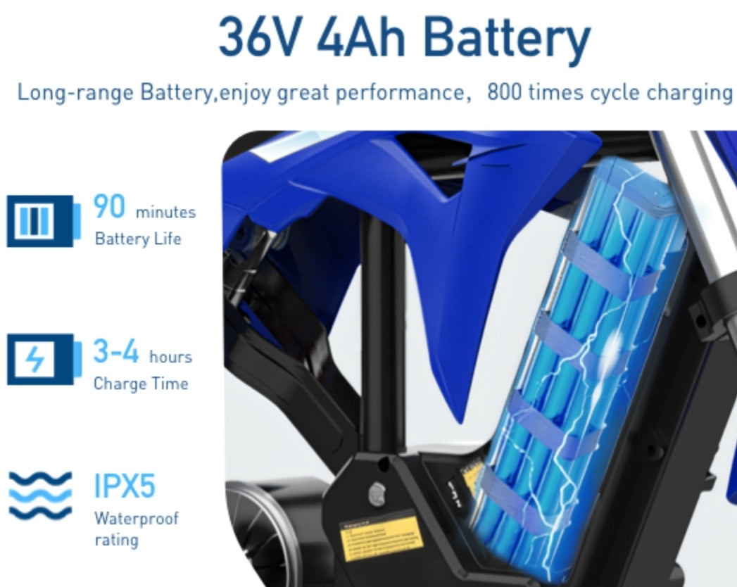 Hiboy DK1 Kids Electric Dirt Bike, 300W Off-Road Age 3-10 – E-Scooter ...