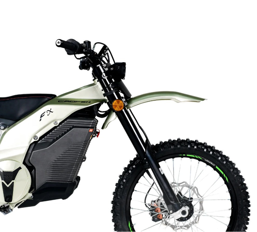 CAOFEN FX OFF ROAD DIRT BIKE 72V 60Ah All Terrain 180km Range 100kmh s ...
