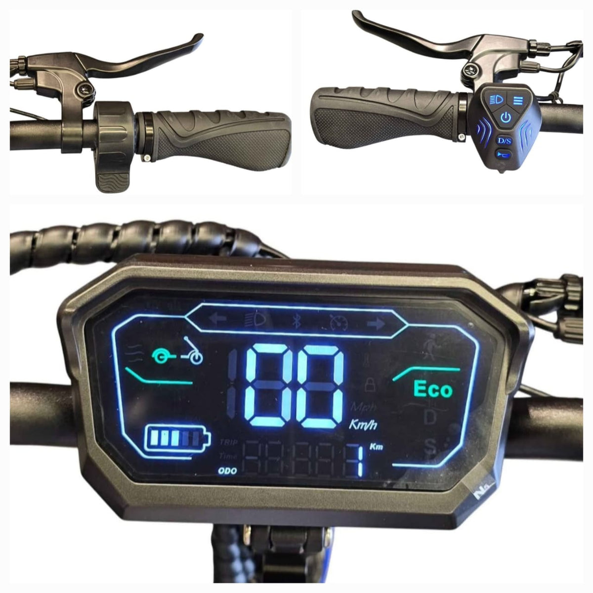 Muddy Fox G2 Max Electric Scooter Black 48V 18Ah 1000W 60km Long Range ...